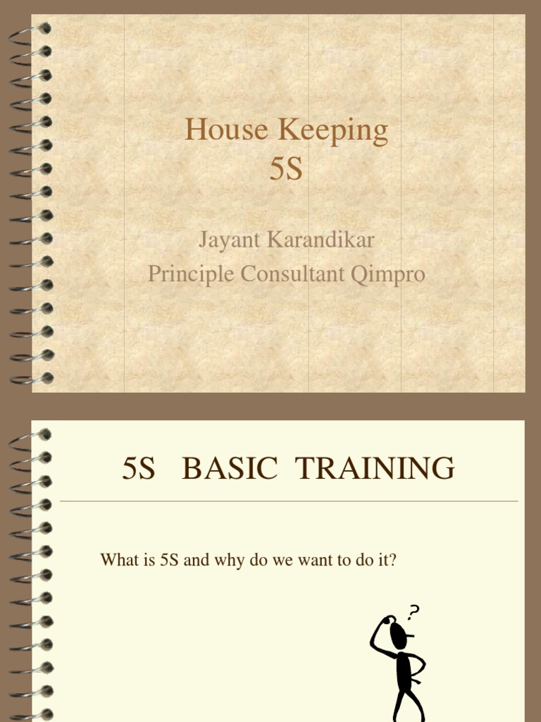 5S Basic Training | PDF | Lean Manufacturing | Process Management