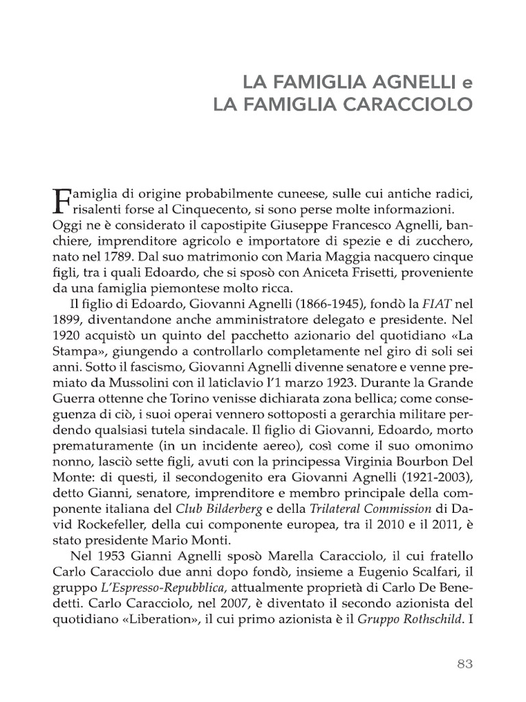 Agnelli Rothschild | PDF