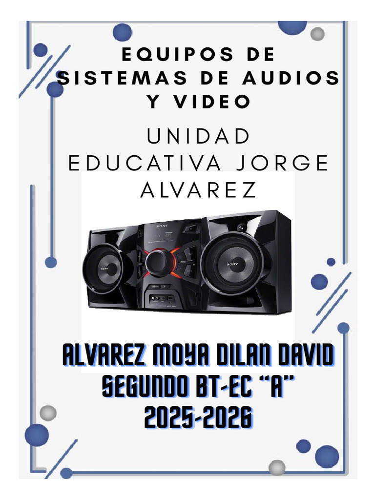 Equipos de Sistemas de Audios y Video | PDF