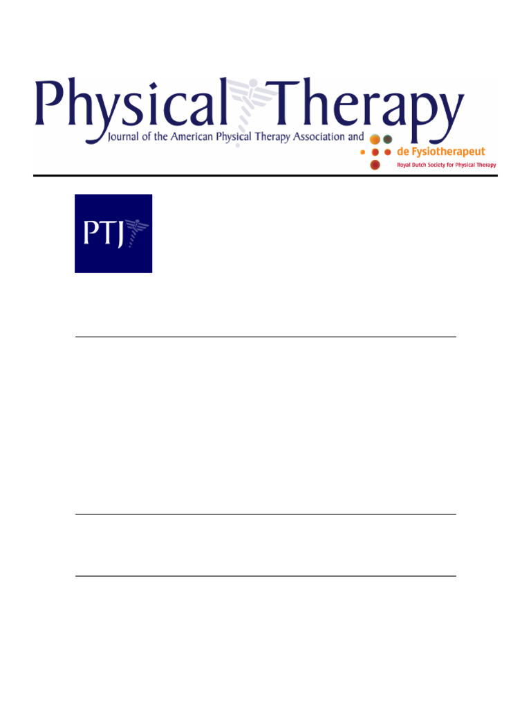ptj.20100199 | PDF | Psychometrics | Validity (Statistics)