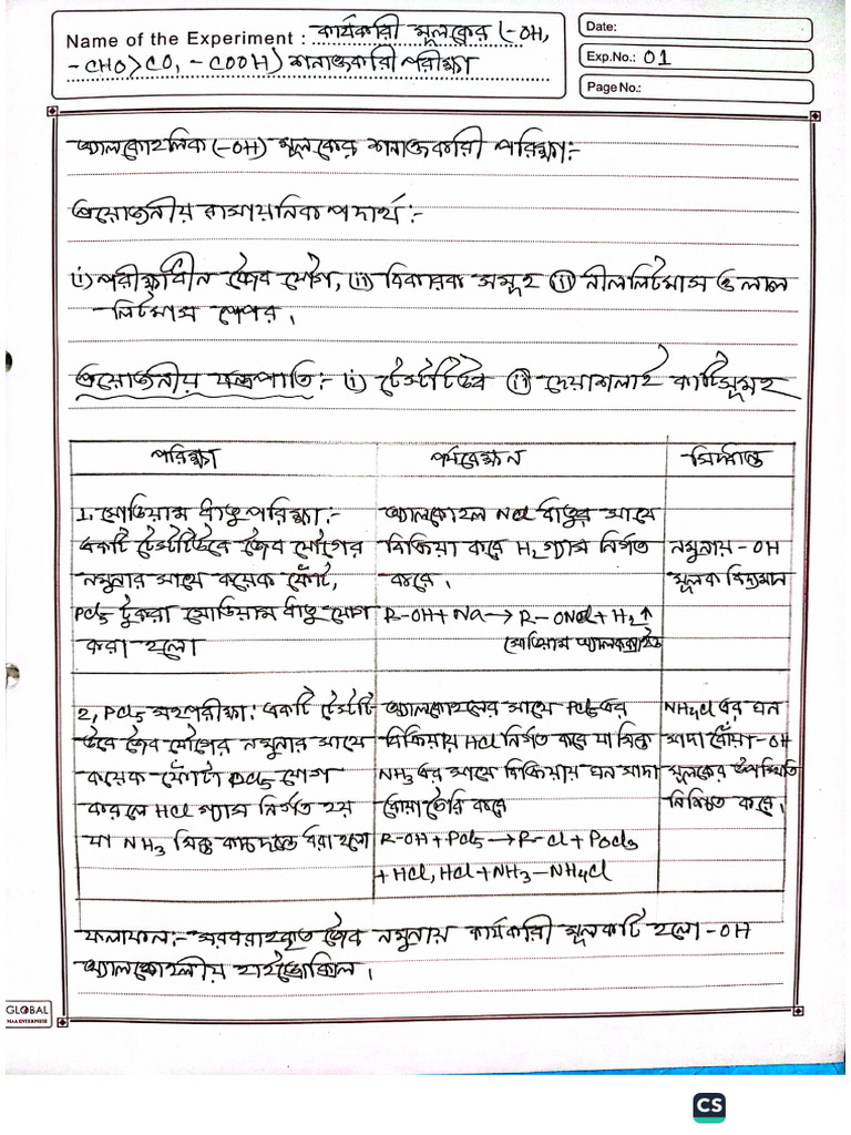Tamim Chemistry 2nd Paper Practical | PDF