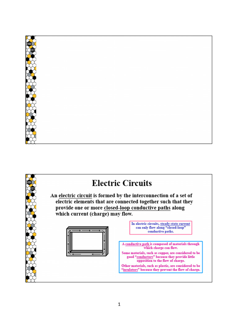 Chapter 2 Basic DC Electric Circuits | PDF | Voltage | Electric Current