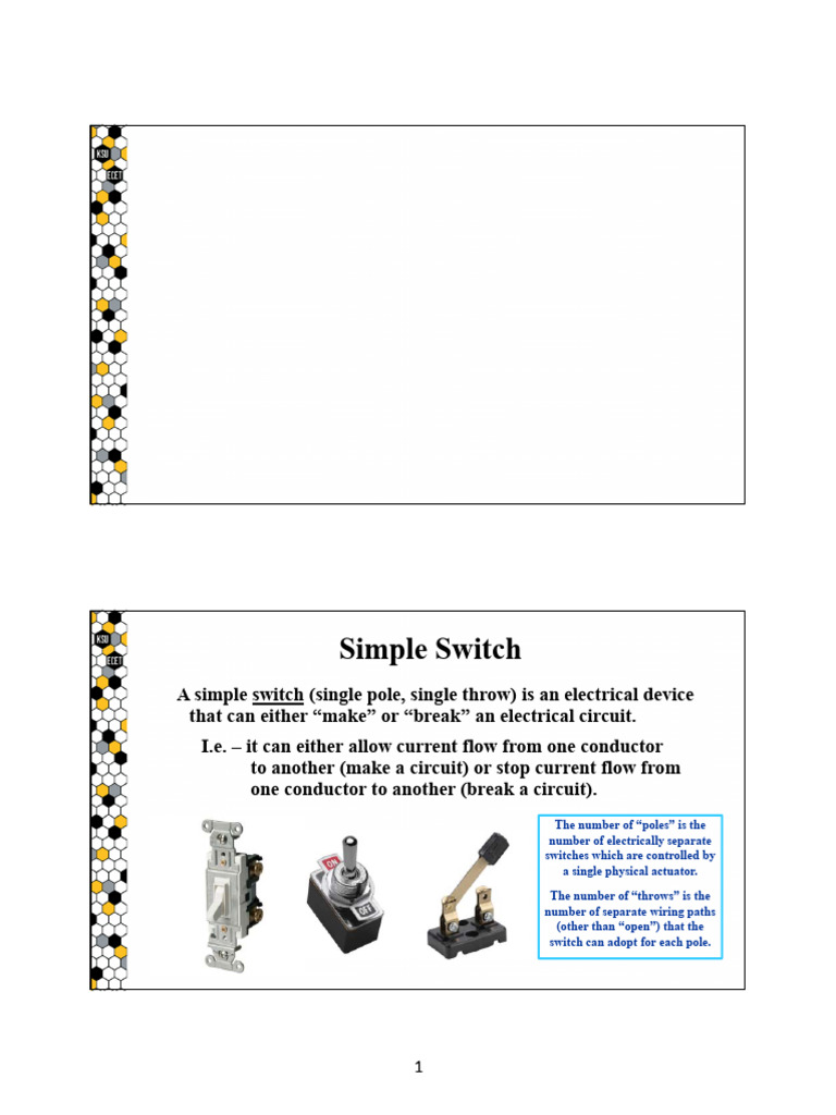 Electrical Switches and Relays Explained | PDF | Switch | Fuse (Electrical)