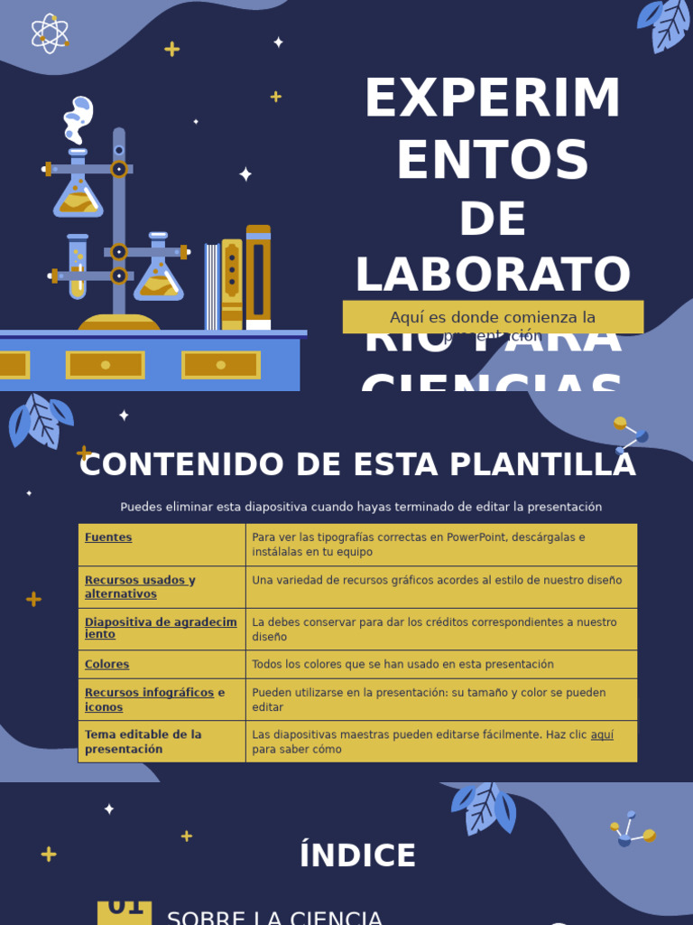 Science Subject For Middle School - Lab's Experiment by Slidesgo | PDF ...