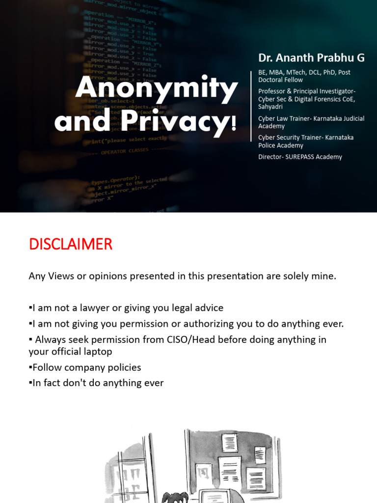 Anonymity New | PDF | Anonymity | Proxy Server