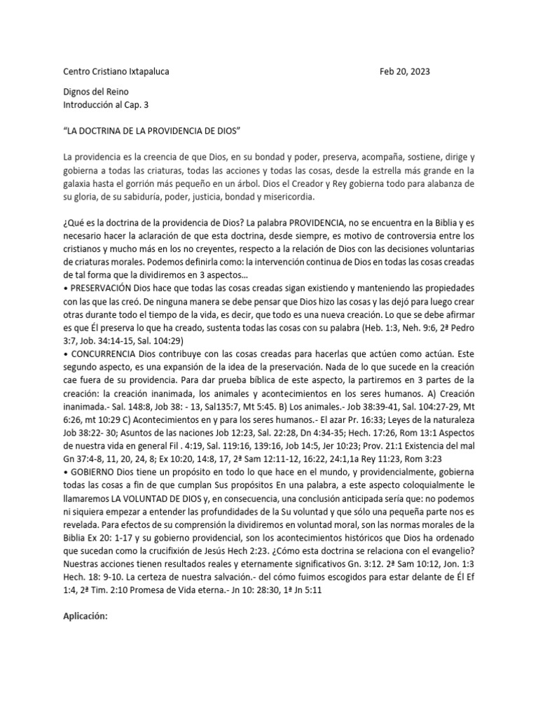 Dignos Del Reino-Intro Lecc 3 | PDF | Dios | Amor