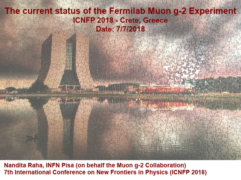 Fermilab Muon g-2 Experiment Update | PDF