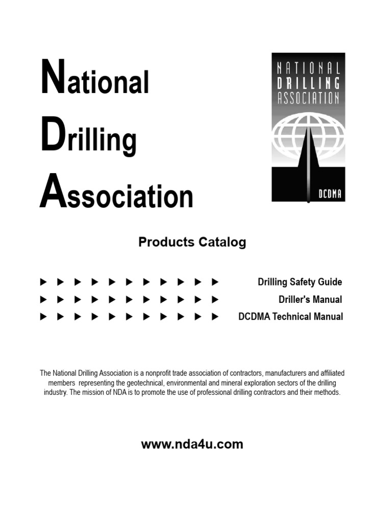 NDA Drilling Products Catalog | PDF | Money Order | Visa Inc.