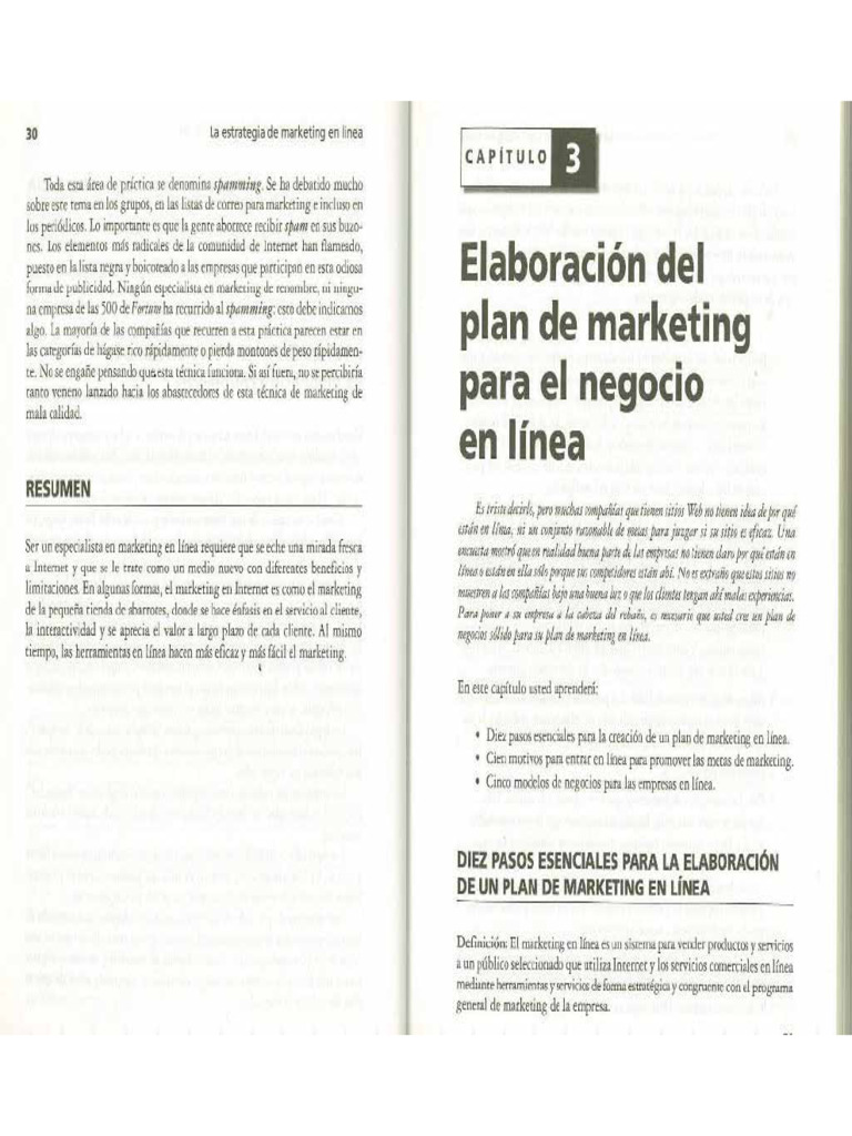 Cap 3 Janal - Plan de Emarketing | PDF