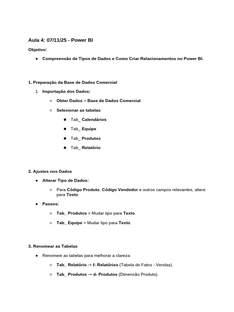 Aula 4 | PDF | Dados