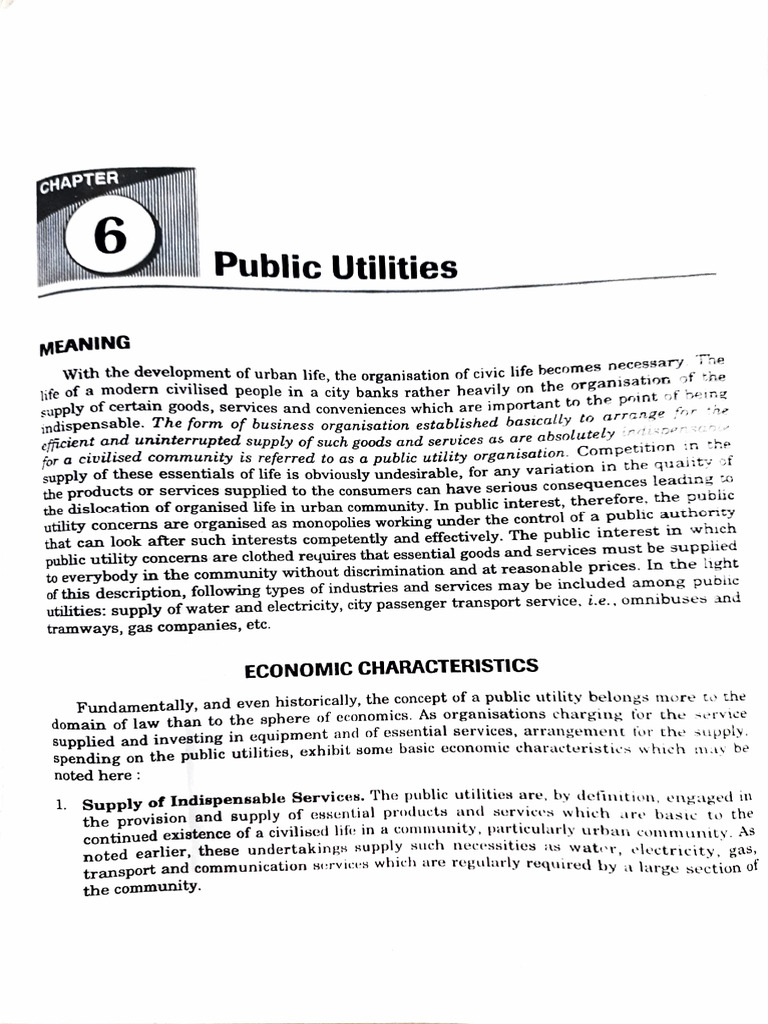 Understanding Public Utilities and Their Economics | PDF | Elasticity ...