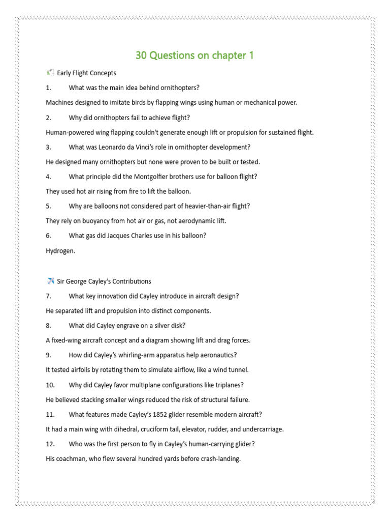 Early Flight Concepts and Innovations | PDF | Wright Brothers | Flight