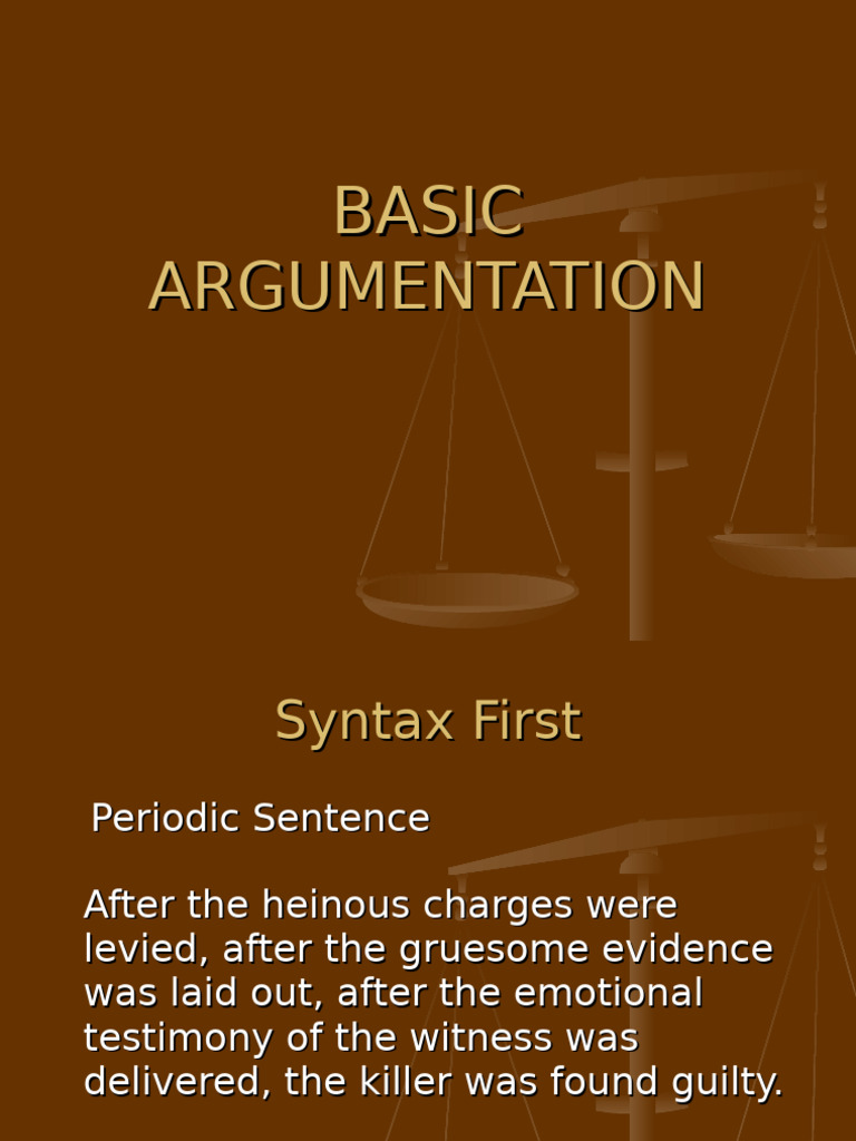 Basic Argumentation | PDF | Fallacy | Logic