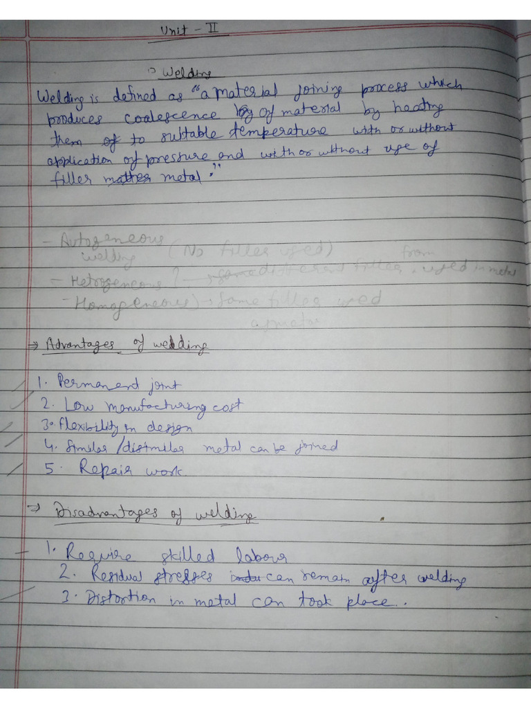 MPL Unit II Welding | PDF