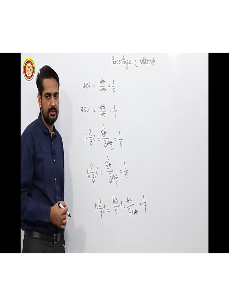 Percentage Part - 1 | PDF