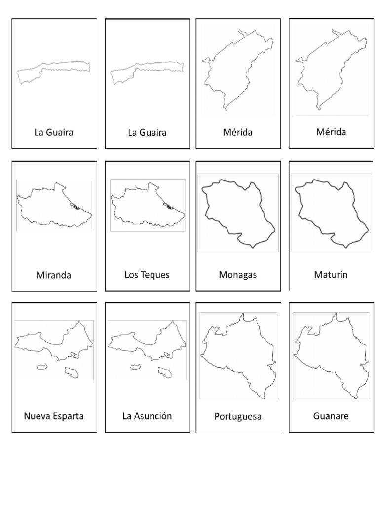 Memoria Estados de Venezuela | PDF