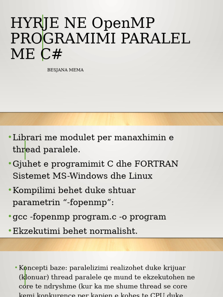 Prog - Paralel l3 | PDF