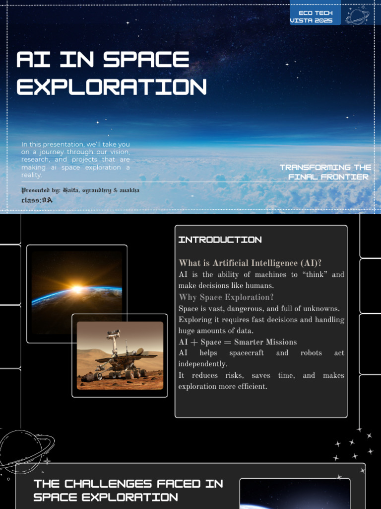 AI in space exploration | PDF | Intelligence (AI) & Semantics ...
