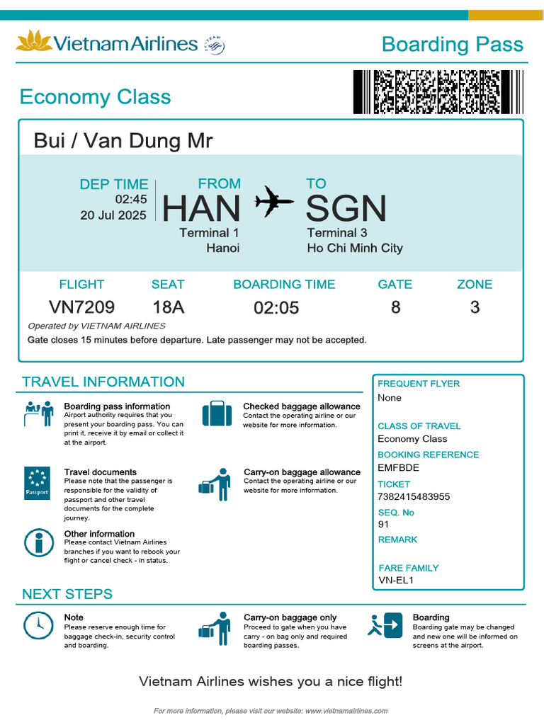 MR Bui Van Dung | PDF | Aviation | Airlines