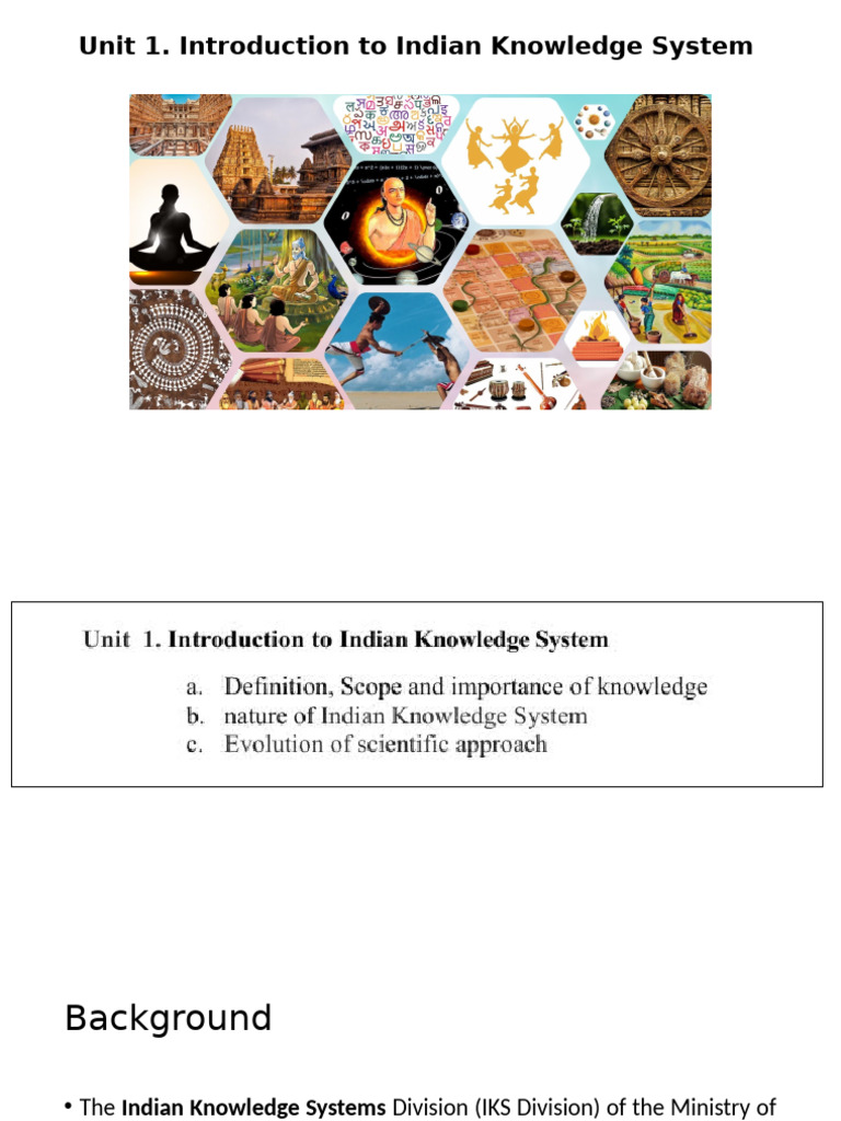 1 Introduction to Indian Knowledge System PPT | PDF | Knowledge | Moksha