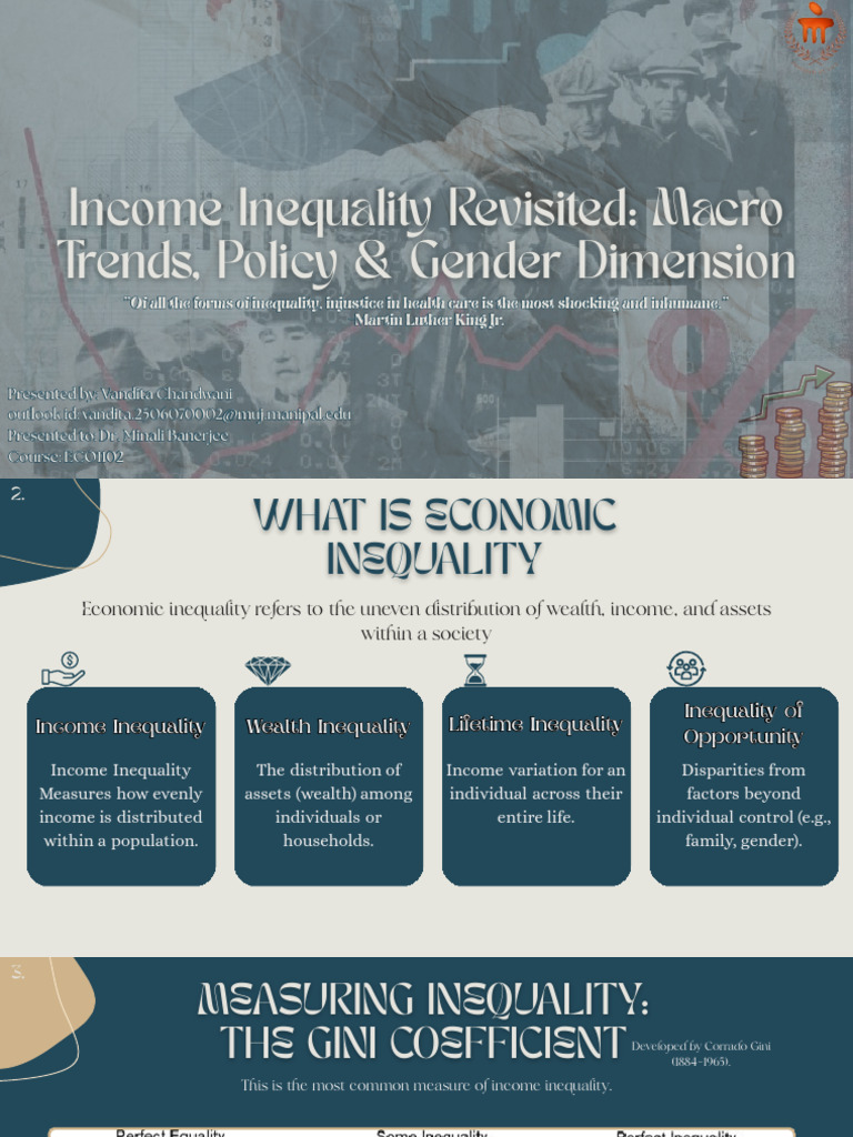 Income Inequality Revisited - Macro Trends, Policy & Gender Dimension ...