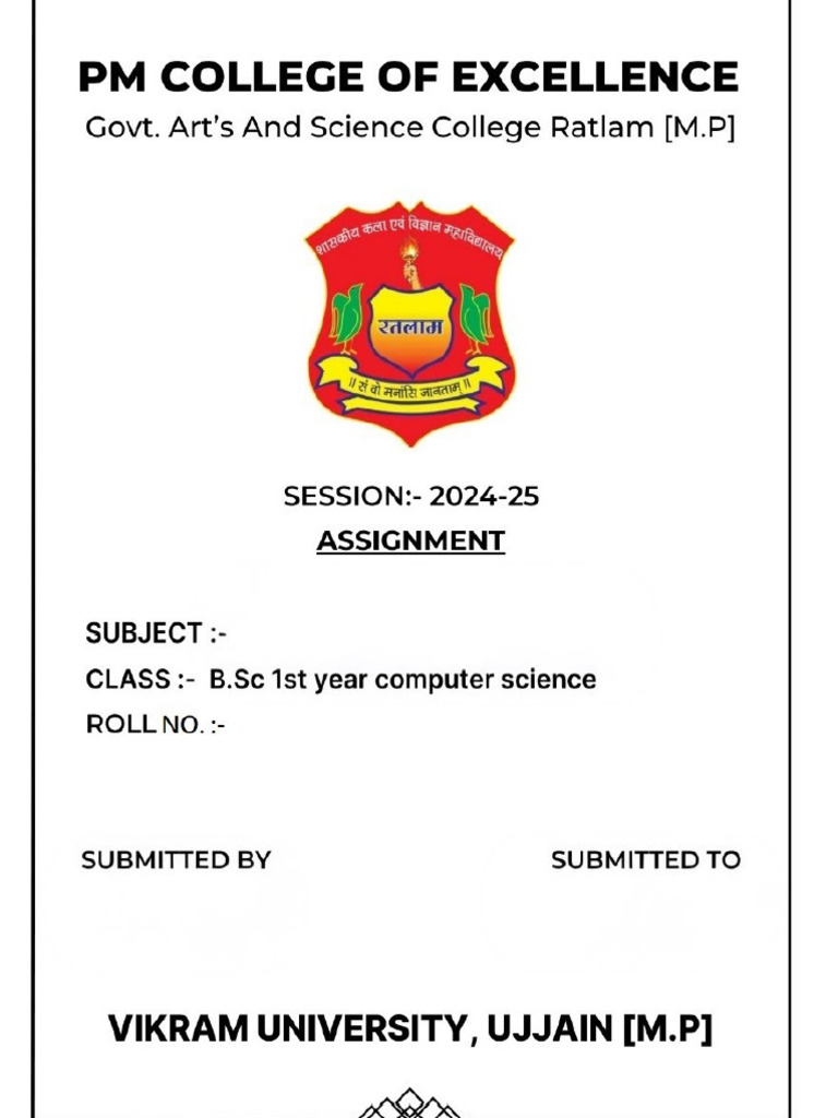 Khushi Jaiyswar Nitesh Pathak Sir: Programming Methodologies & Data ...