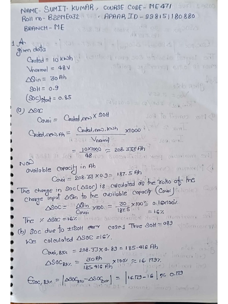 Sumit Kumar (B22ME032_ME 471 Assignment 3) | PDF