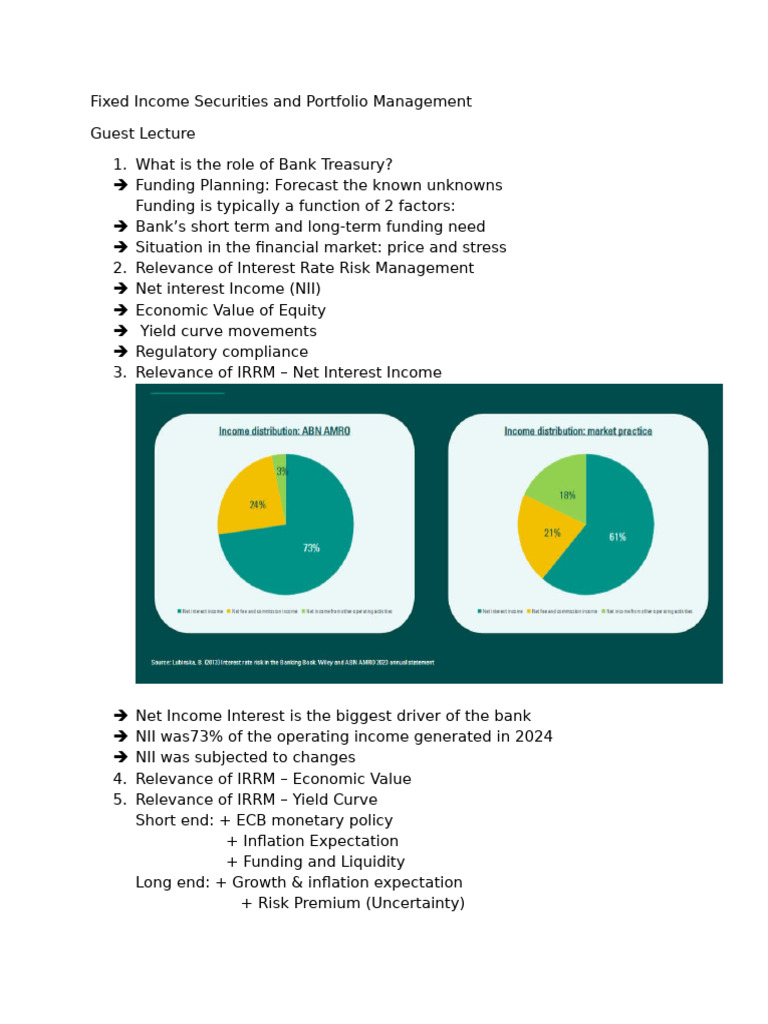 Fixed Income Securities and Portfolio Management | PDF