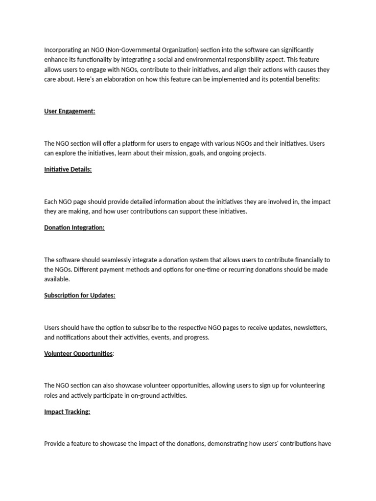 NGO Explaination | PDF | Non Governmental Organization