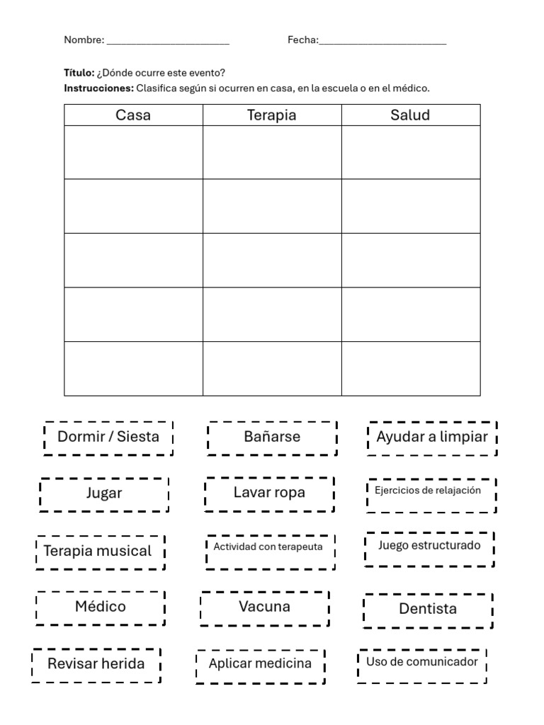 Dónde Ocurre | PDF