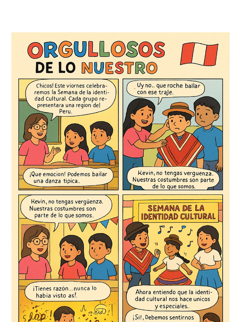 Historieta Orgullosos de Lo Nuestro IMAGEN | PDF