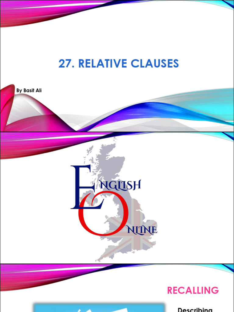 Understanding Relative Clauses Explained | PDF | Linguistics | Syntax