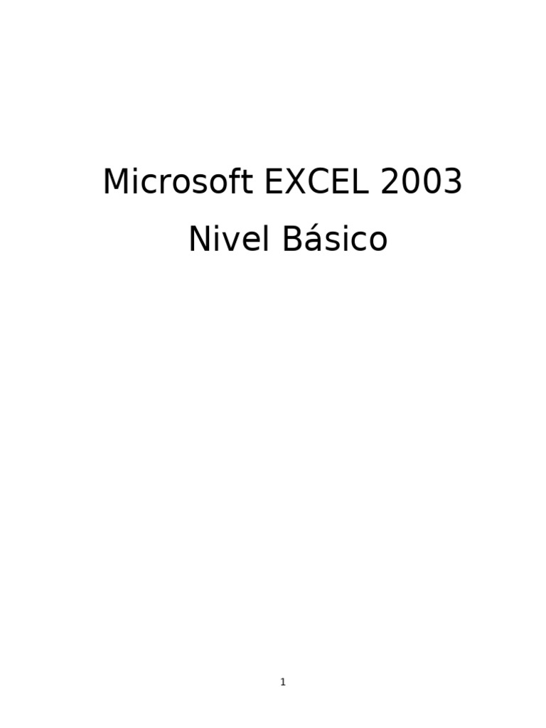Manual Del Curso MS Excel XP - Básico II | PDF | Microsoft Excel | Botón (Computación)