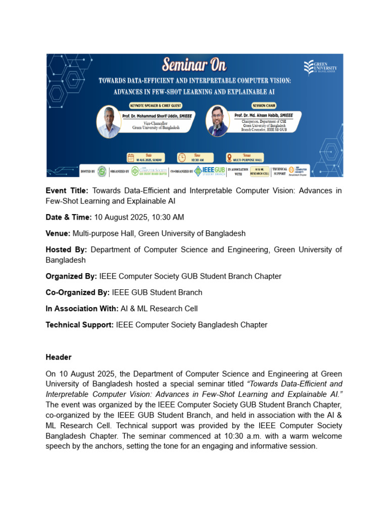 Towards Data Efficient and Interpretable Computer Vision Advances in ...