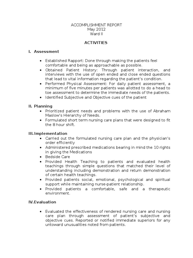 Monthly Journal. | PDF | Nursing | Patient