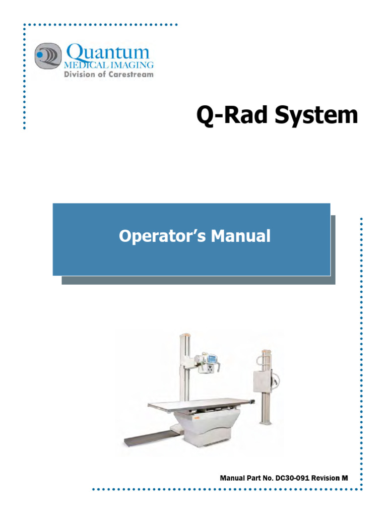 Q-Rad System Operator's Manual M | PDF | Hertz | Radio