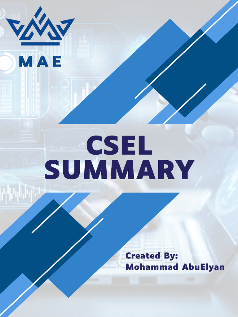 CSEL by MAE - Final | PDF | Educational Technology | Learning