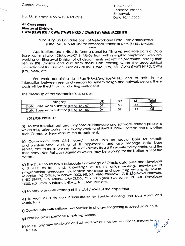 DBA Notification | PDF