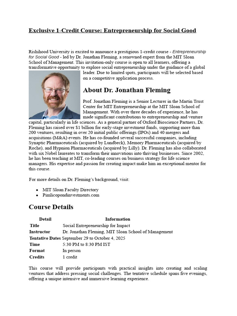 Course by Prof Jonathan Fleming | PDF | Intelligence | Cognition