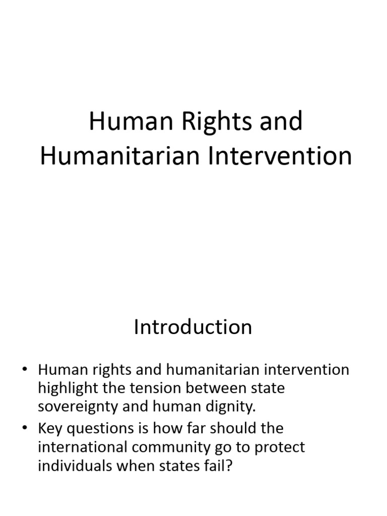 Lecture 4 | PDF | Human Rights | Responsibility To Protect