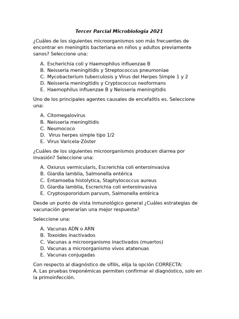 Micro parcial 3 | PDF | Diarrea | Virus