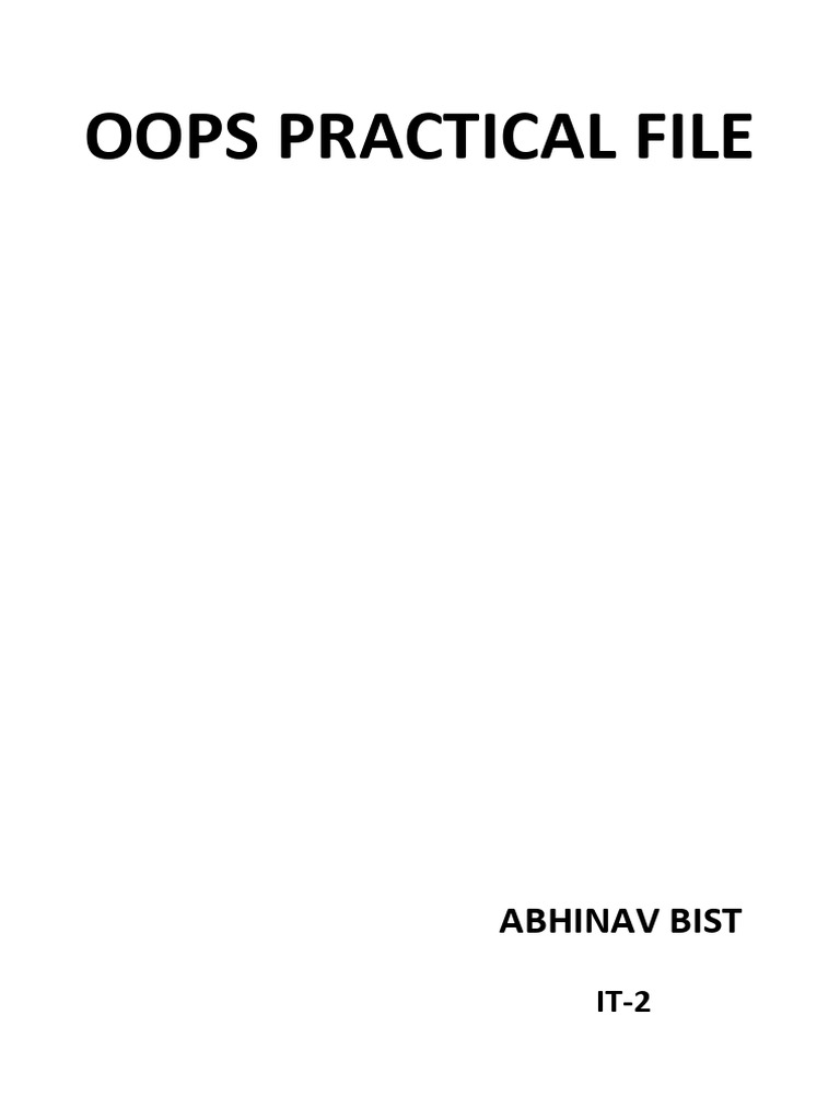 OOPS-1.pdf (3) | PDF | Computer Programming | Computer Libraries