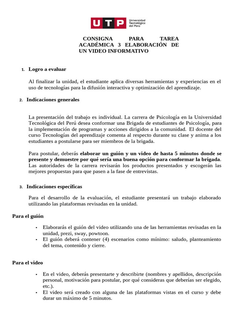 ? (AC-S14) Semana 14 - Tema 01 Tarea - Tarea Académica 3 (TA3 ...