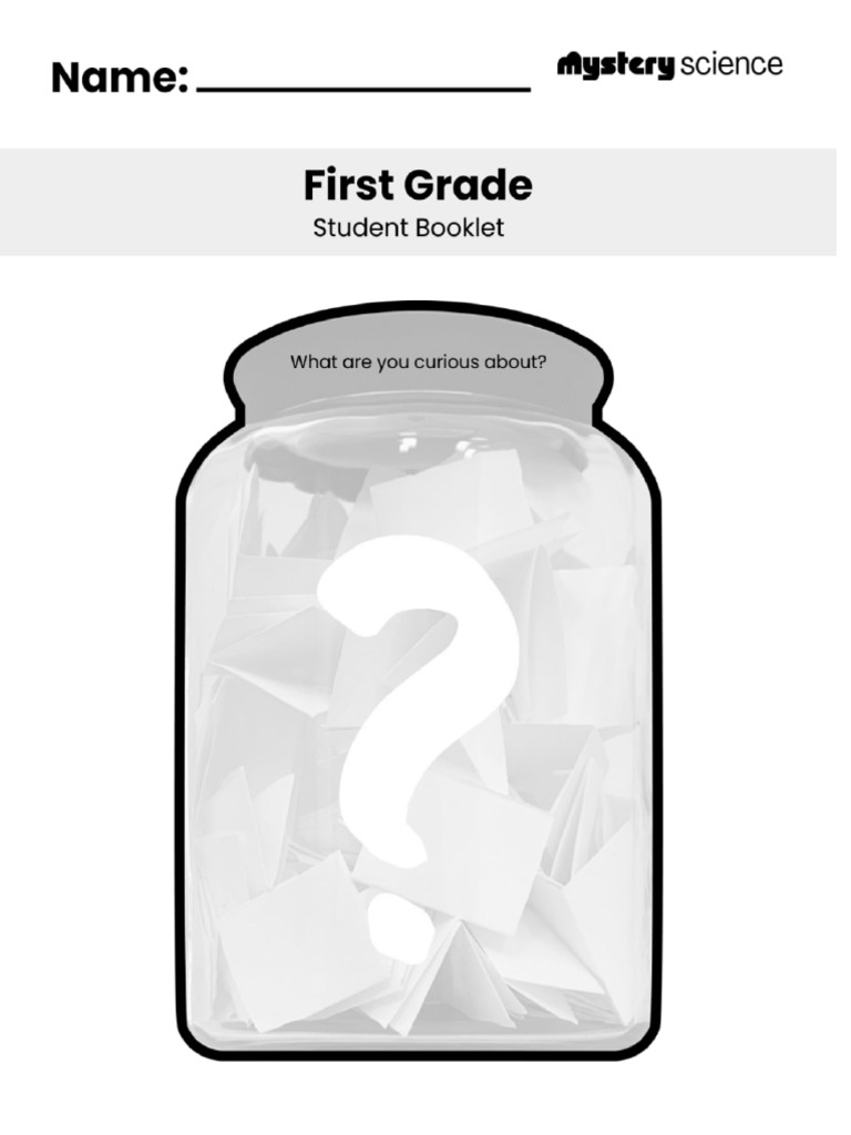 1st Grade Booklet English Pdf