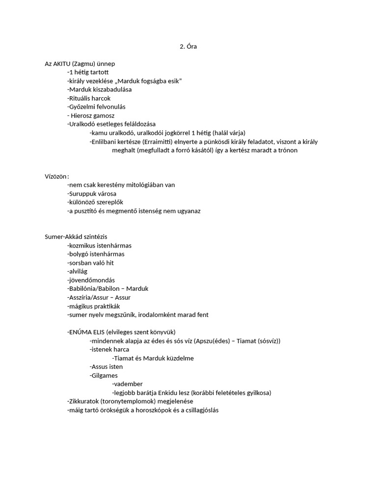 Óra | PDF