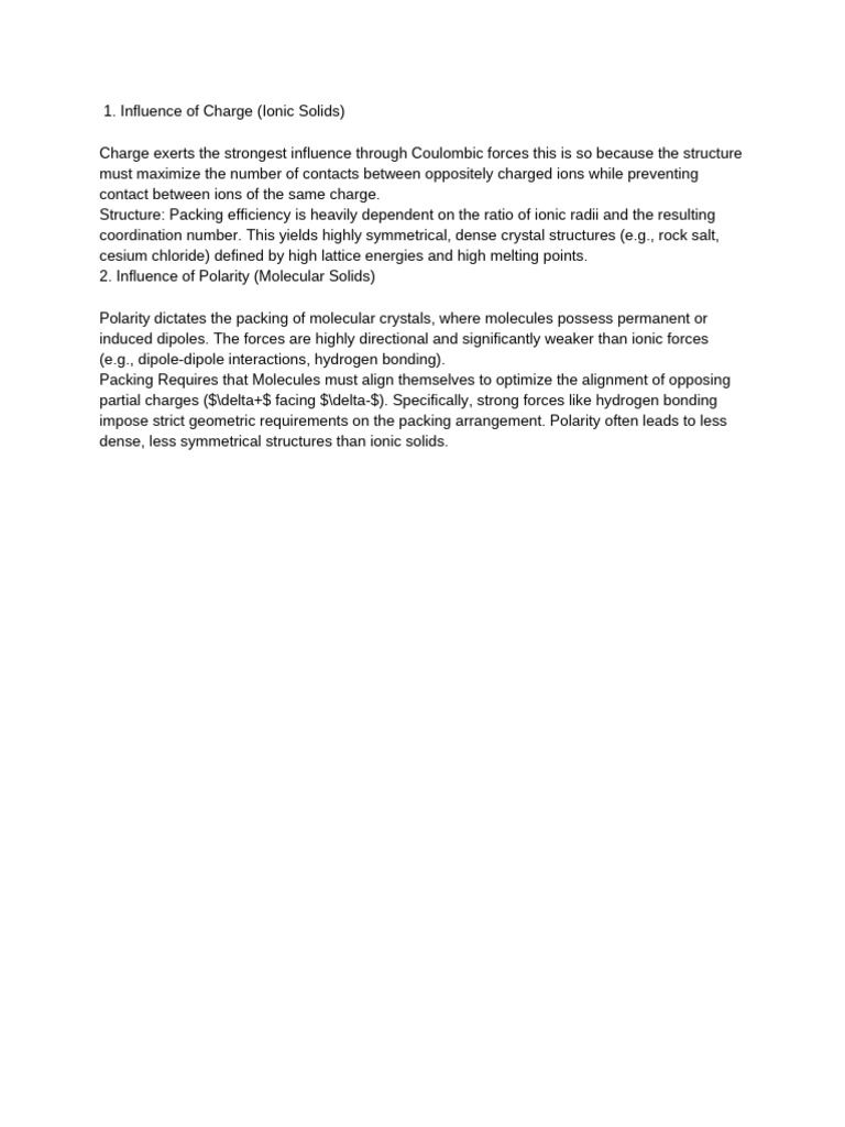 Charge and Polarity | PDF