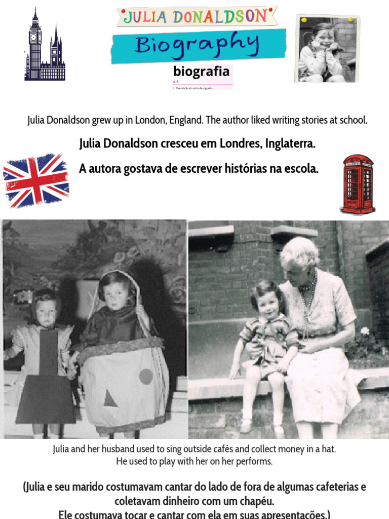 Julia Donaldson: Vida e Obras | PDF