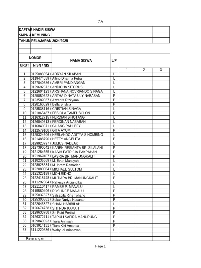 Rekapan Tabungan Anak | PDF