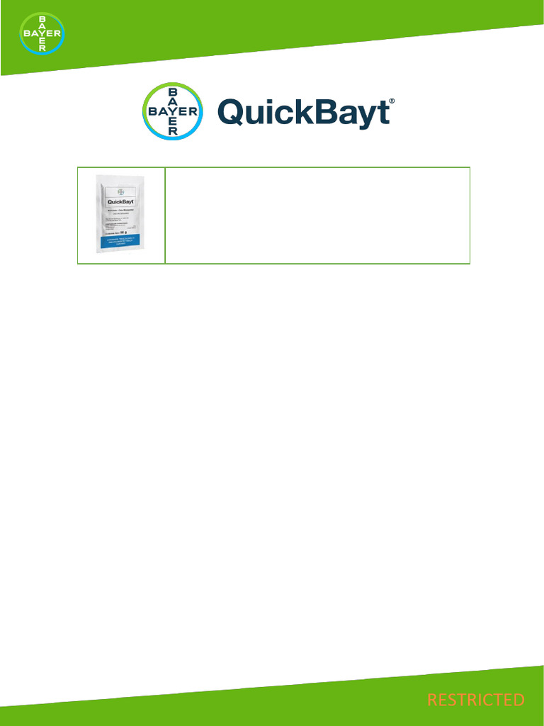 Ficha Quick Bay TV 2020 | PDF | Agua | Insecticida
