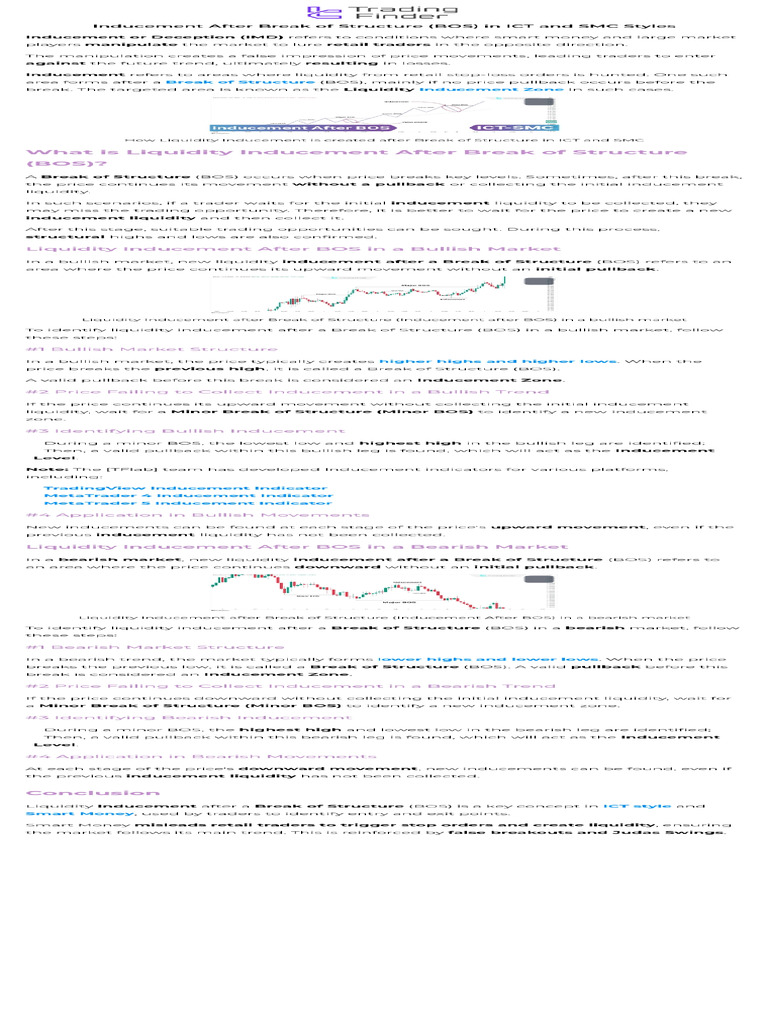 Inducement After Break Structure PDF | PDF